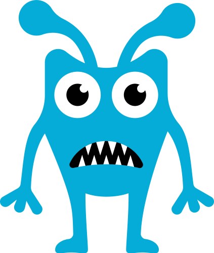 Frog monster Royalty Free Vector Image - VectorStock