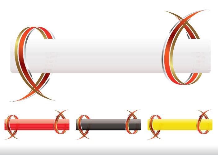 Ribbon flow design Royalty Free Vector Image - VectorStock