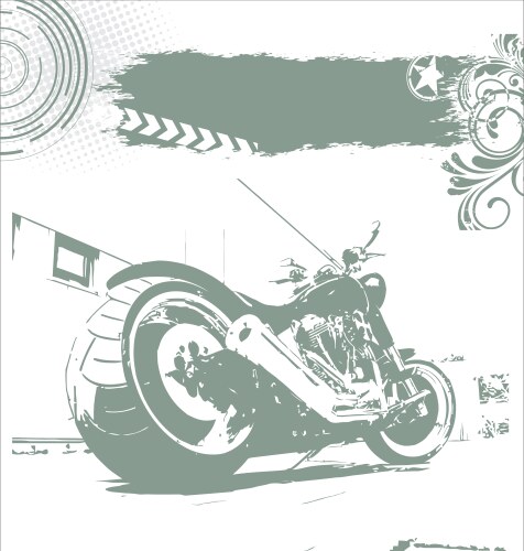 Motorcycle background Royalty Free Vector Image