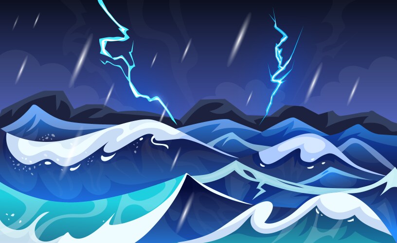 Cartoon Thunderstorm