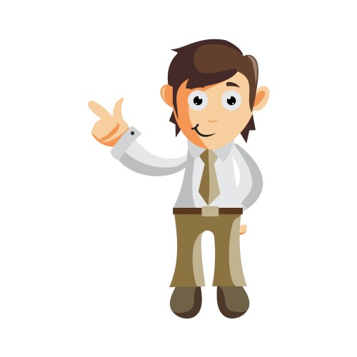 Pointing emoticon Royalty Free Vector Image - VectorStock
