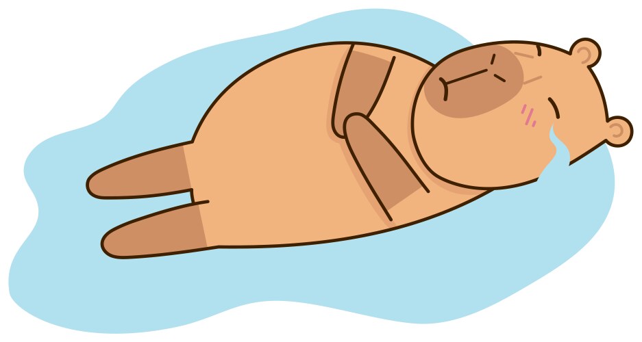 Capybara Cartoon Cute Vector Images (over 2,200)