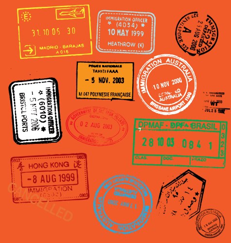 Free Passport Stamps Vector Images (over 500)