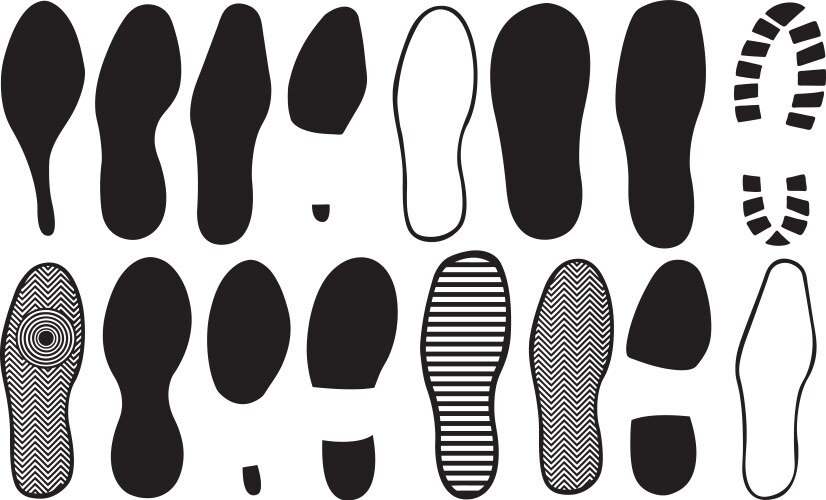 Shoe soles Royalty Free Vector Image - VectorStock