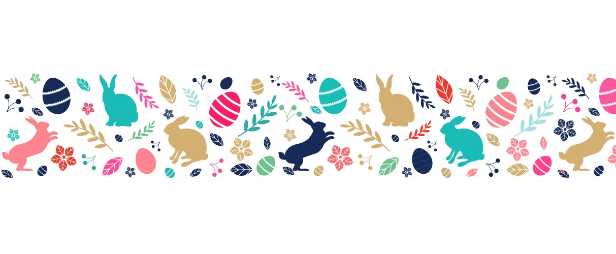 Easter Flower Border Vector Images (over 8,200)
