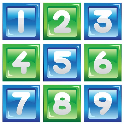 Numbers Icon Set Vector Images (over 130,000)