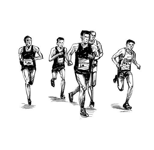 Human body movement sketch Vector Images & Graphics for Commercial Use ...