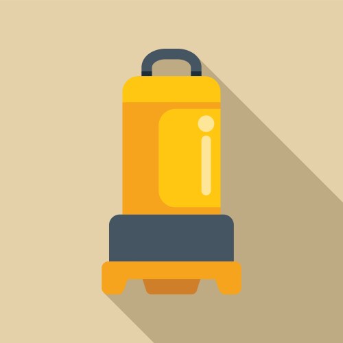 Water pump icon showing plumbing and flow control Vector Image