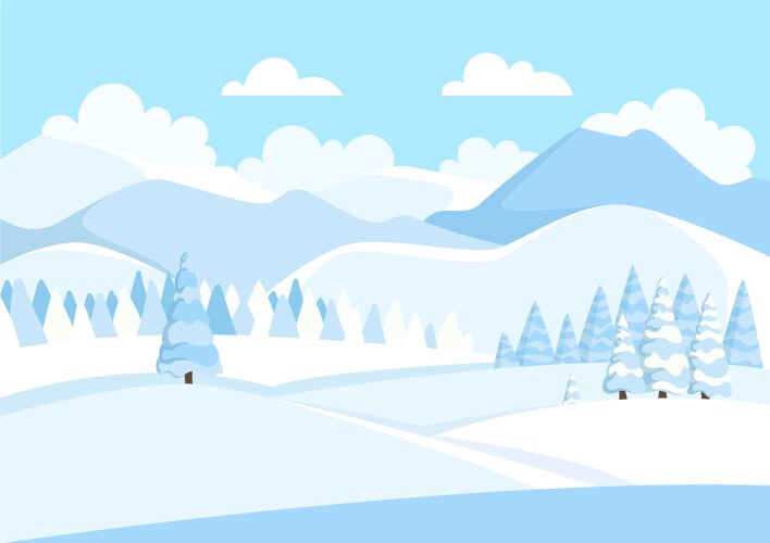 Arctic landscape Royalty Free Vector Image - VectorStock