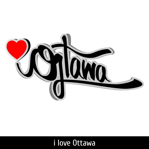 Nicosia greetings hand lettering calligraphy Vector Image