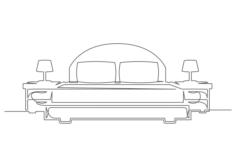 Continuous drawing of one line a document Vector Image