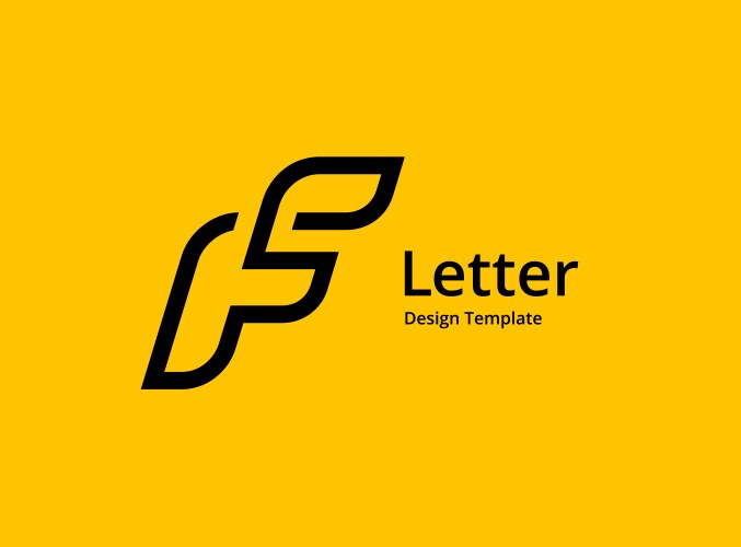 Letters linear design set letter y z template Vector Image