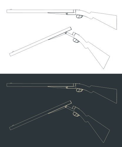Guns Blueprints Vector Images (over 620)
