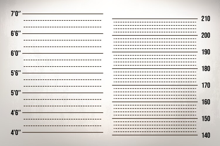 Height Chart in Jail Vector Images (over 190)