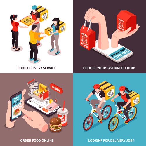 Food Delivery Infographic Vector Images (over 2,600)