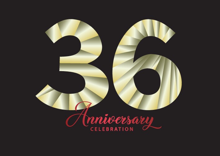 36 Anniversary Vector Images (over 1,100)