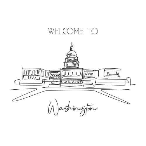 Line Art Capitol Building Vector Images (over 590)