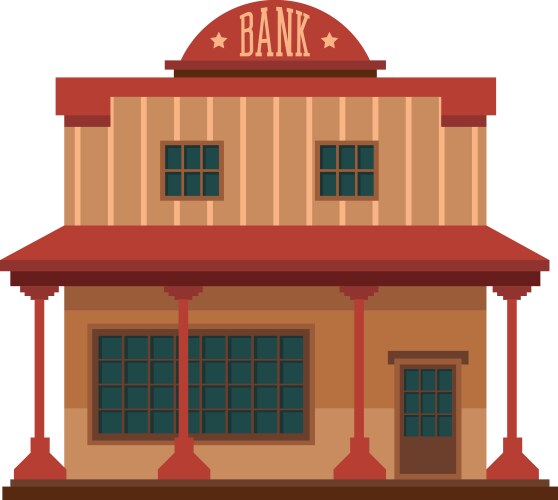 Cartoon Bank Building Vector Images (over 4,800)