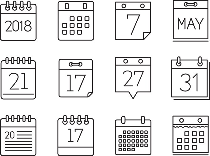 Social media set 20 icons image Royalty Free Vector Image