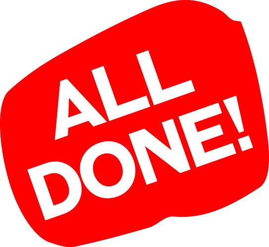 Well done rubber stamp Royalty Free Vector Image