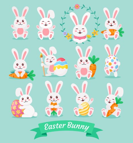 Easter Bunny Vector Images (over 89,000)