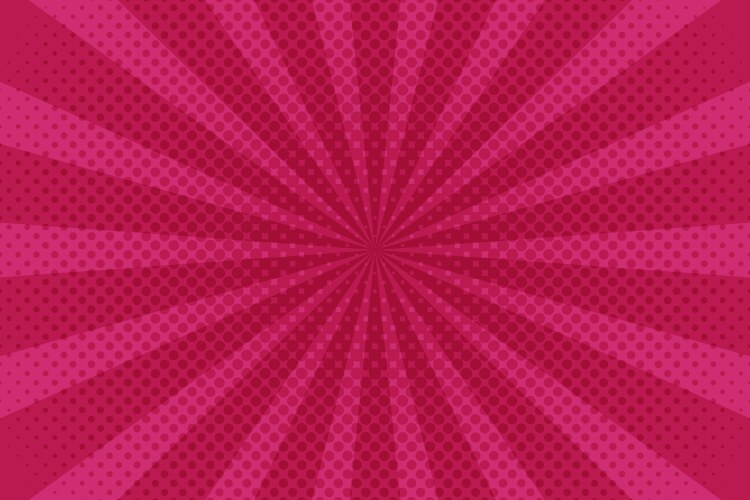 Comic dynamic pink background Royalty Free Vector Image