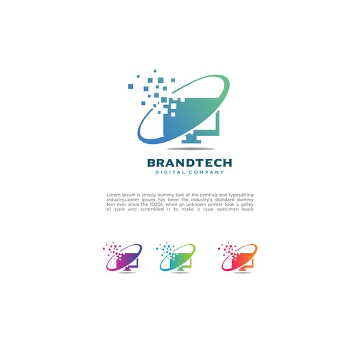High Tech Logo Vector Images (over 7,700)
