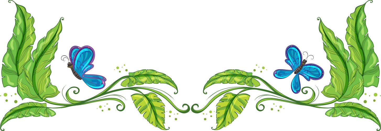 A blue and violet border Royalty Free Vector Image