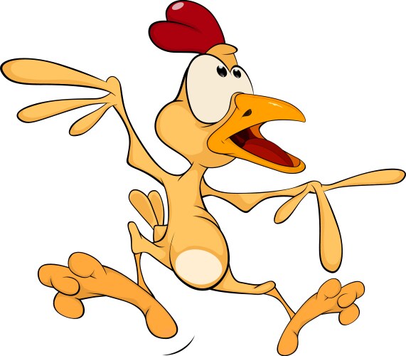 Funny chickens Royalty Free Vector Image - VectorStock