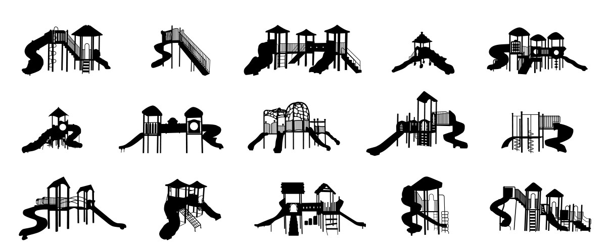 Playground Silhouette Vector Images (over 4,800)