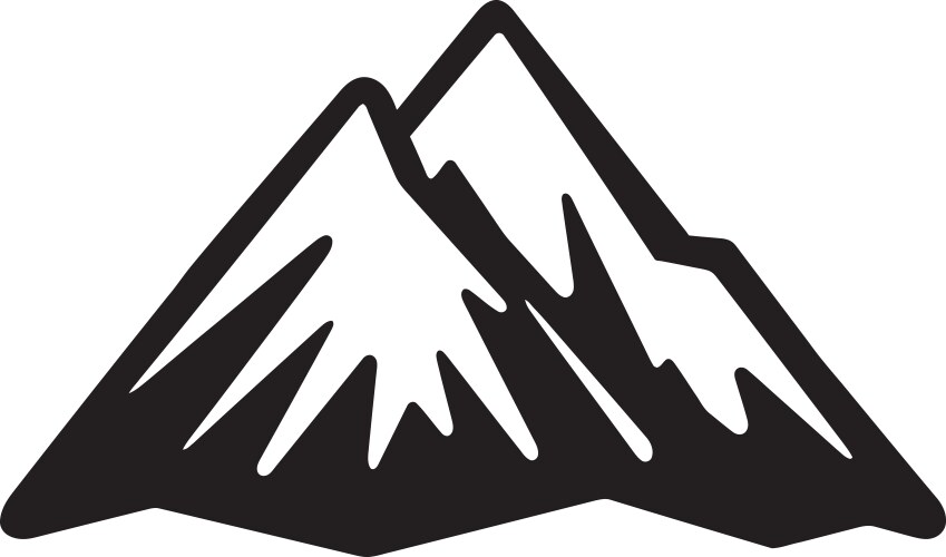 Midnight range vistas nightfall landscapescape Vector Image