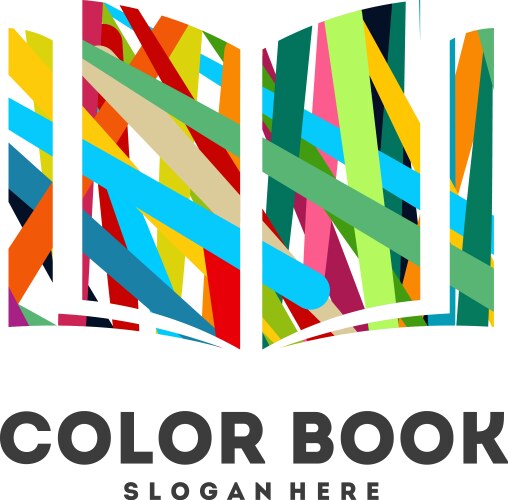 Library book logo designs concept upgrade Vector Image