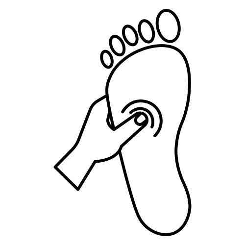 Foot reflexology Vector Images & Graphics for Commercial Use | VectorStock