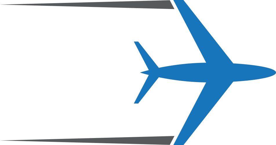 Airplane symbol Royalty Free Vector Image - VectorStock