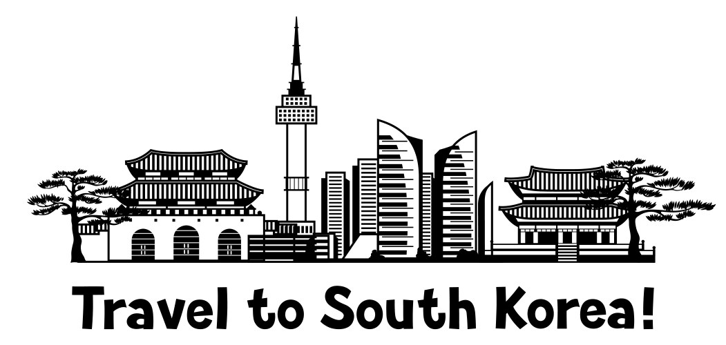 Korea background design korean traditional Vector Image