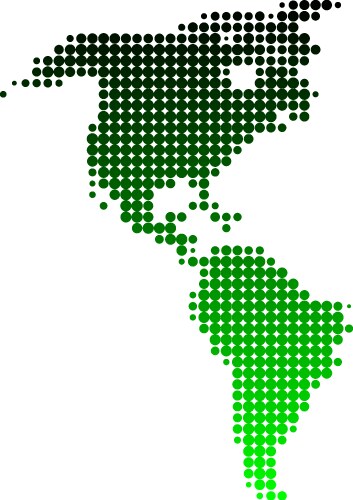 Map of america Royalty Free Vector Image - VectorStock