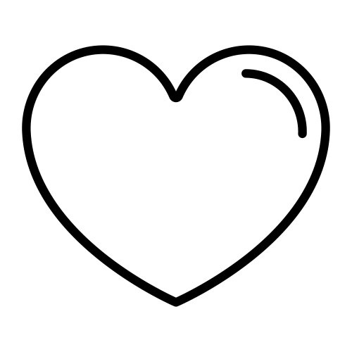 Heart Outline Vector Images Over 190 000