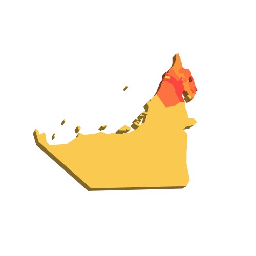 Uae Map 3d Vector Images (over 120)