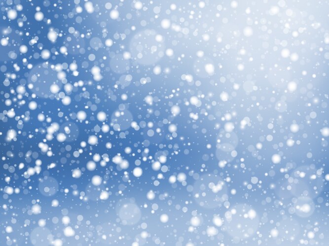 Christmas background design of snow falling Vector Image