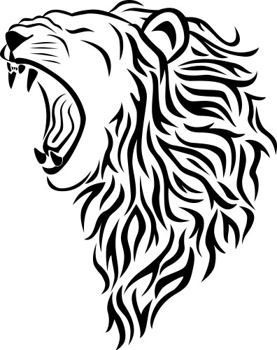 Gothic lion Royalty Free Vector Image - VectorStock