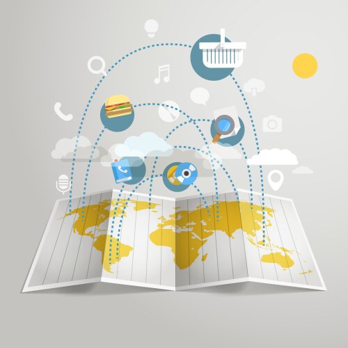 One world trade center Royalty Free Vector Image