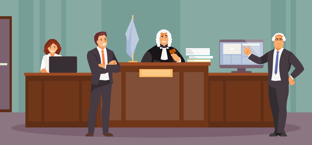 Cartoon Courtroom Vector Images (over 1,600)