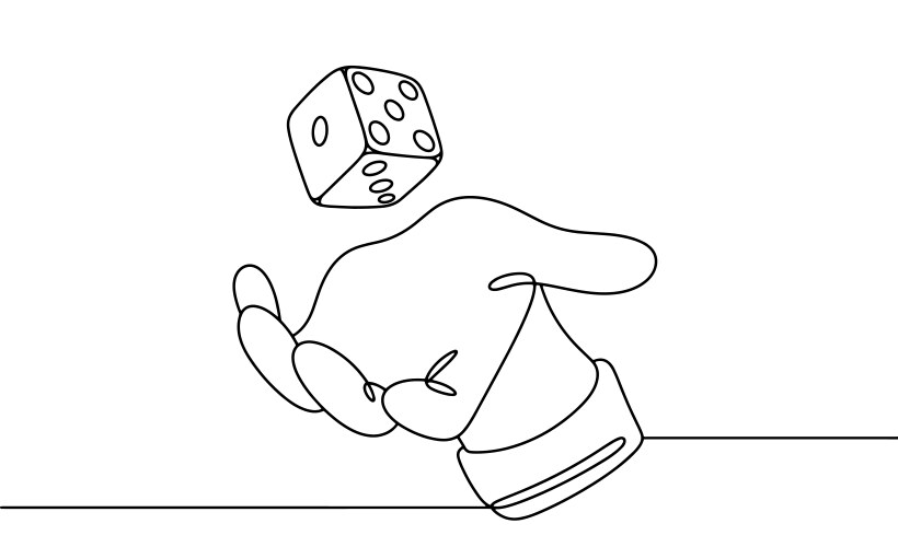 Dice Outline Vector Images (over 7,100)