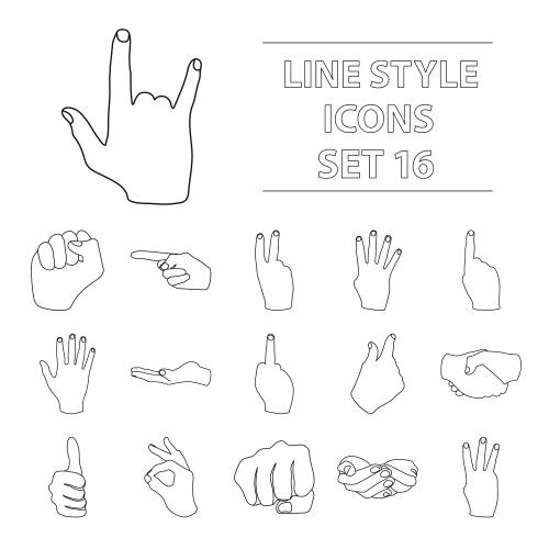 Middle Finger Outline Vector Images (over 690)