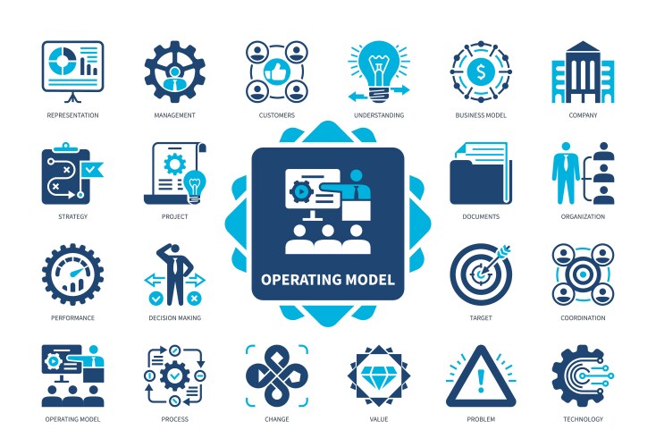 Operating Model Icon Vector Images (over 1,900)