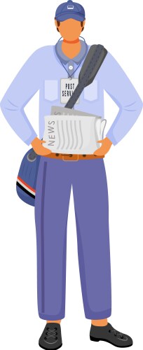 Newspaper Delivery Man Vector Images (over 190)