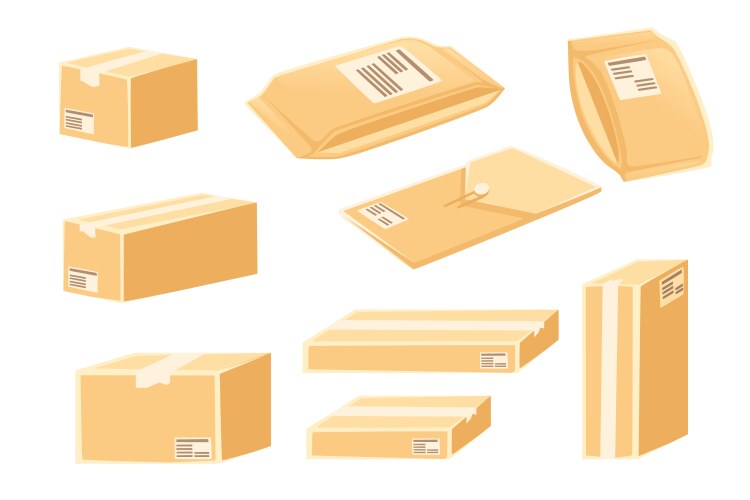Cartoon Parcel Vector Images (over 19,000)