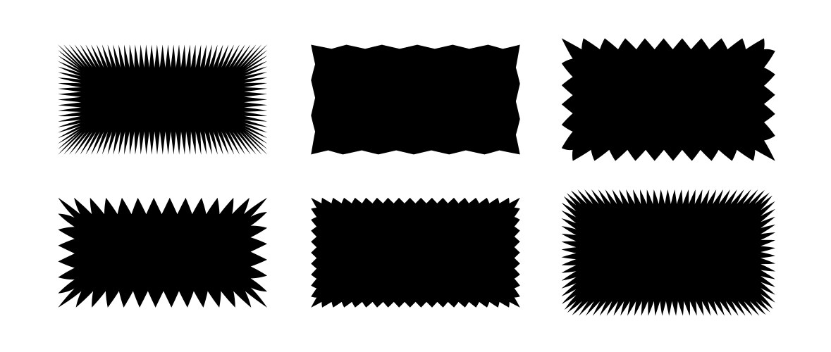 Zig zag box Vector Images & Graphics for Commercial Use | VectorStock