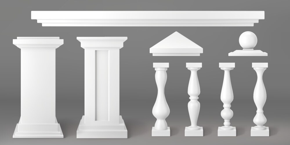 Balcony Stone Baluster Vector Images (over 140)