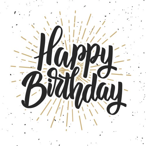 Happy Birthday Script Vector Images (over 4,900)